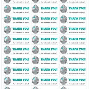 Office | Thank You Stickers Labels Shipping Cards Box Boxes | Poshmark